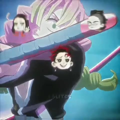 4 upper moon vs mitsuri, tanjiro, genya, and nezuko#mitsuri#tanjiro# ...