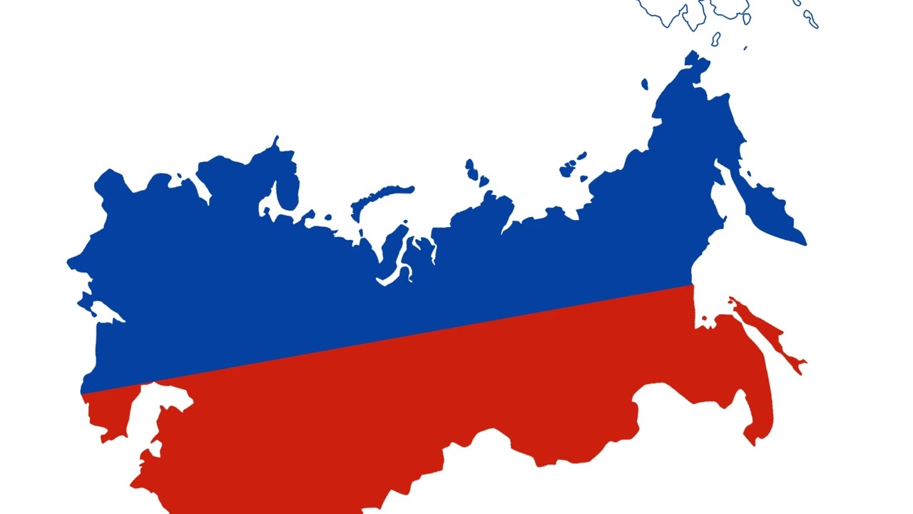 Evolution of Russian Map With Flag - YouTube