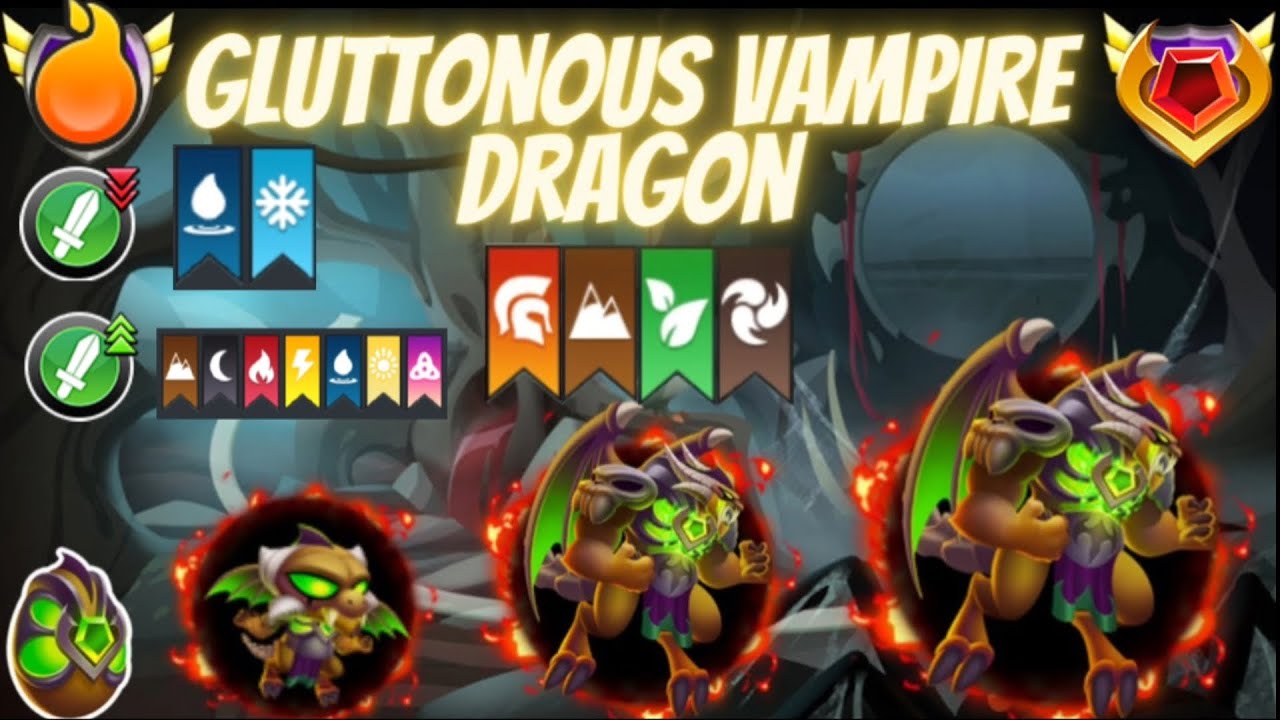 GLUTTONOUS VAMPIRE DRAGON - MA CÀ RỒNG DUY NHẤT CÓ HỆ LÁ THỰC CHIẾN ...