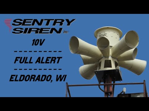 Sentry 10V Siren Test - Eldorado, WI - Full Alert - 5/28/22 - YouTube