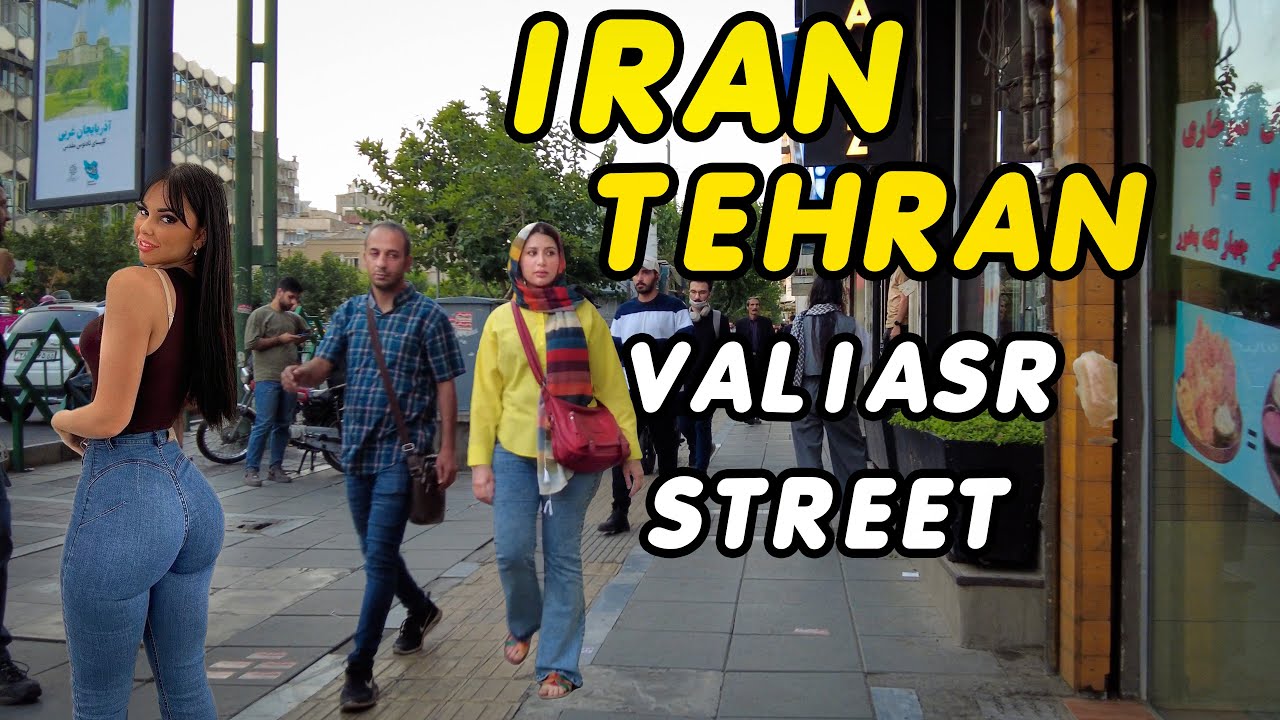 IRAN TEHRAN DOWNTOWN TODAY / Walking along Valiasr Street #walking ...