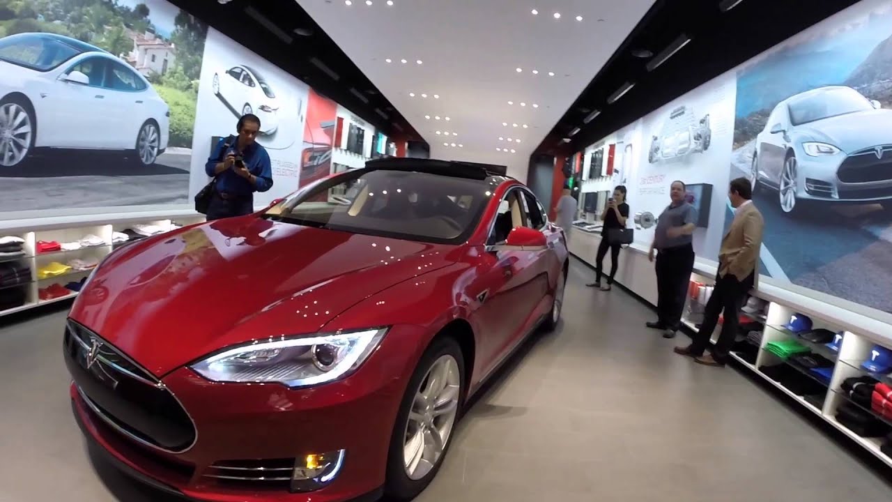 Tesla Motors Gallery - Northpark - Grand Opening - YouTube