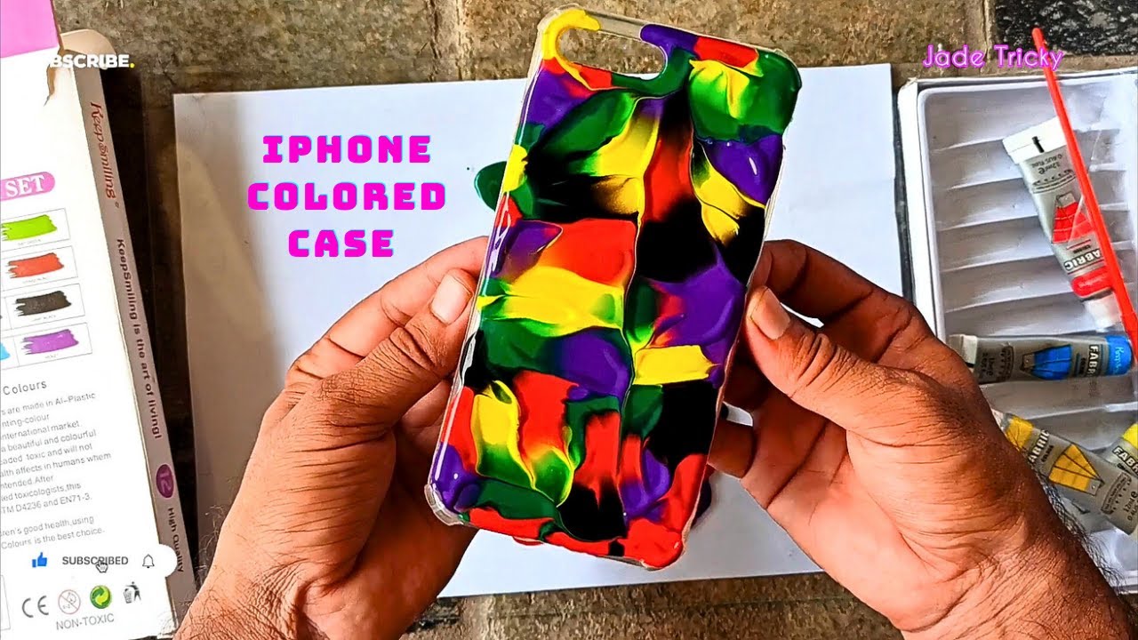 Satisfying Mixed Colored iPhone Case ASMR Colouring Cases - YouTube