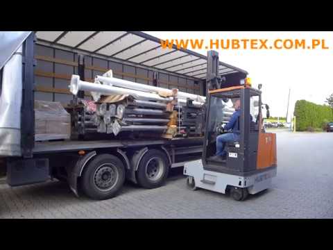 Elektryczny wózek wielokierunkowy HUBTEX typ FLUX 30 - YouTube