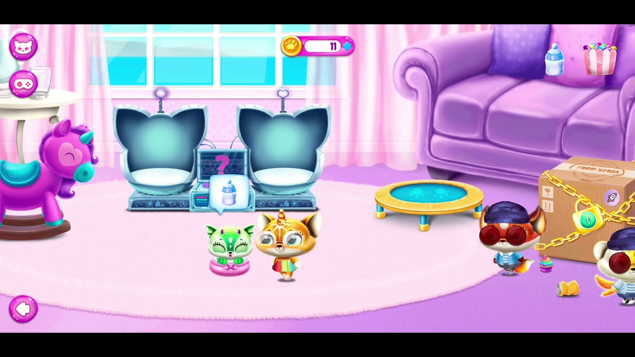 back at fluffsies - YouTube