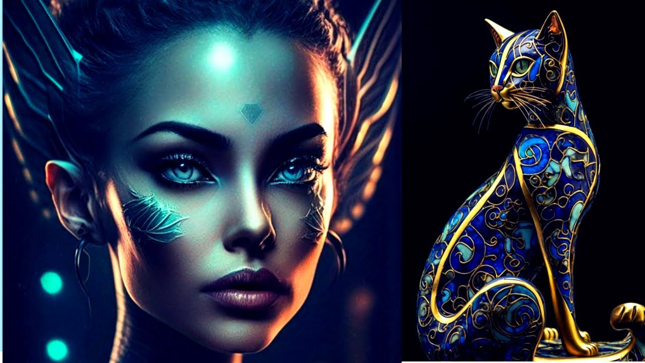 magical beauty of elves and fairies / gentle music / healing nature ...