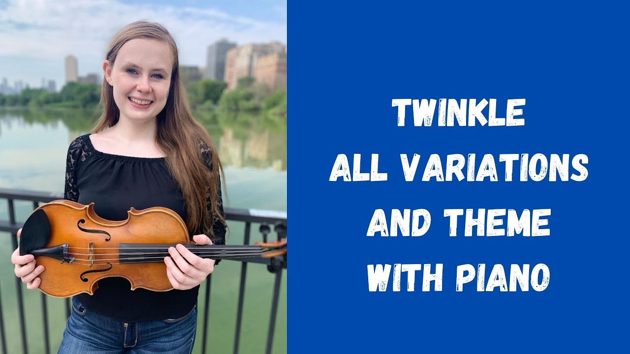 Twinkle: All Variations and Theme with Piano l Suzuki Violin Teacher ...