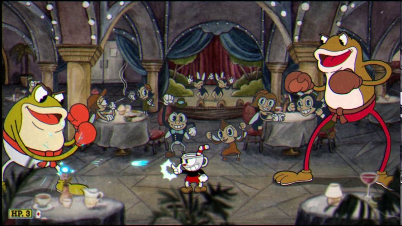 cuphead boss fight :) - YouTube