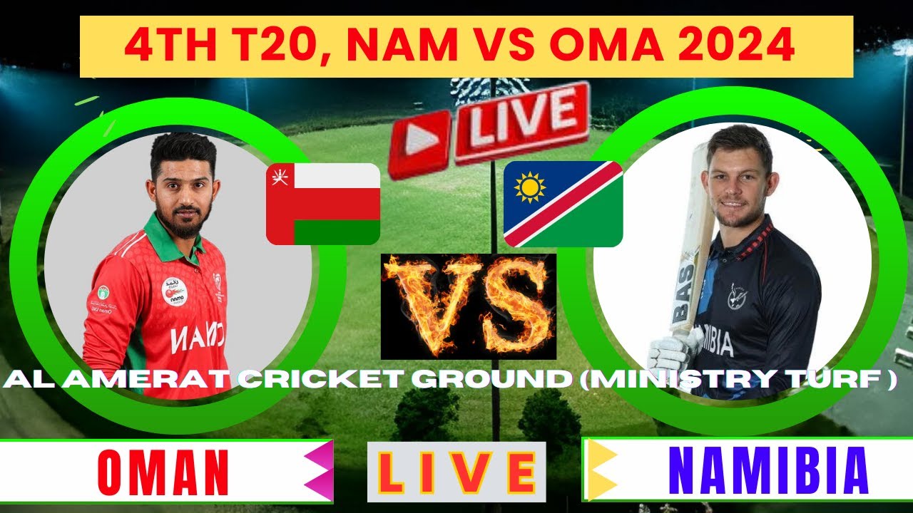 LIVE | Oman vs Namibia, 4th T20I, Namibia tour of Oman #OMNvsNAM # ...