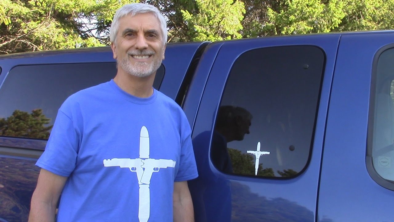 Guns Bullets Cross Decal and Matching Shirt - YouTube