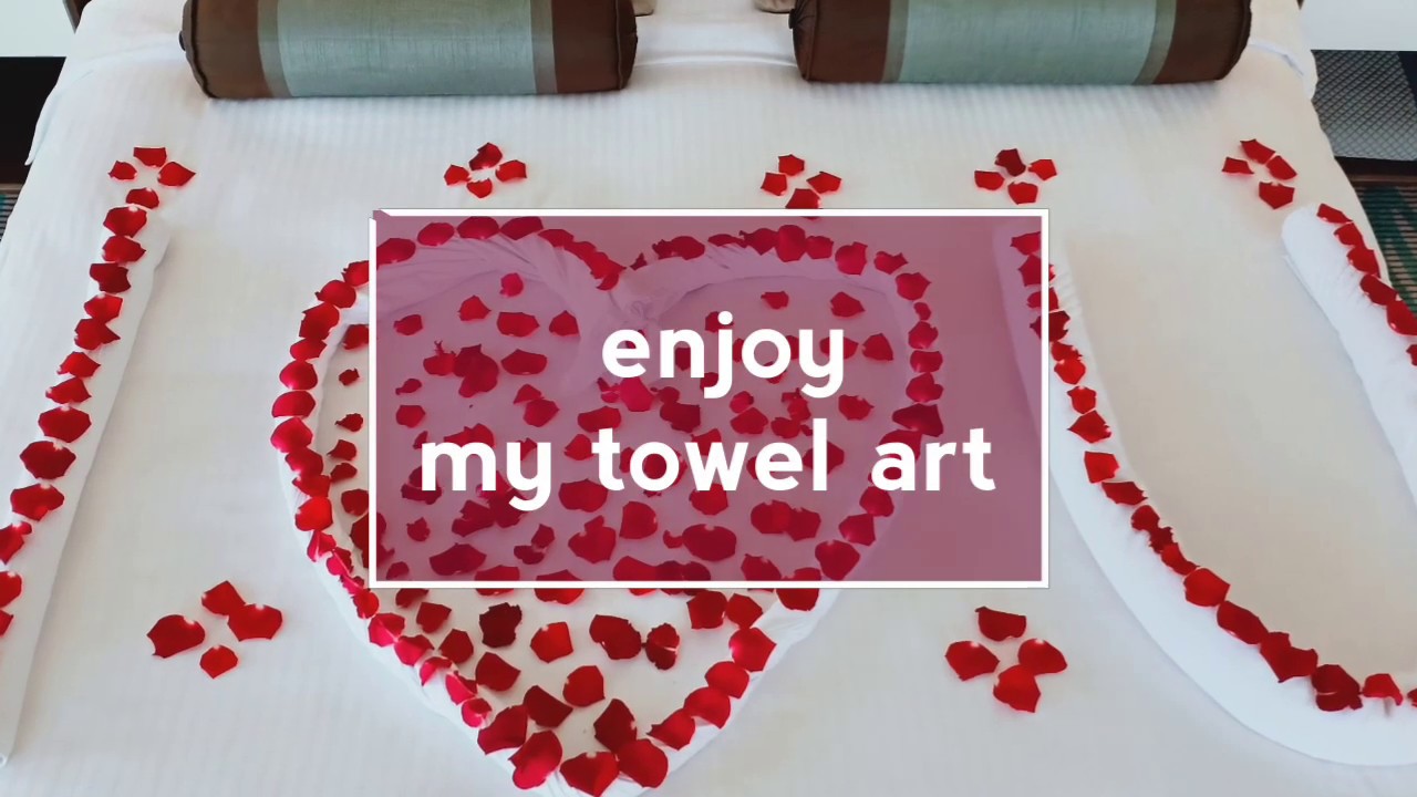 Towel set up - YouTube