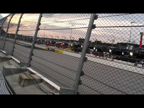 Feeling the SPEED at the Bojangles' 500 Sprint Cup Cars at Darlington almost blow me down!