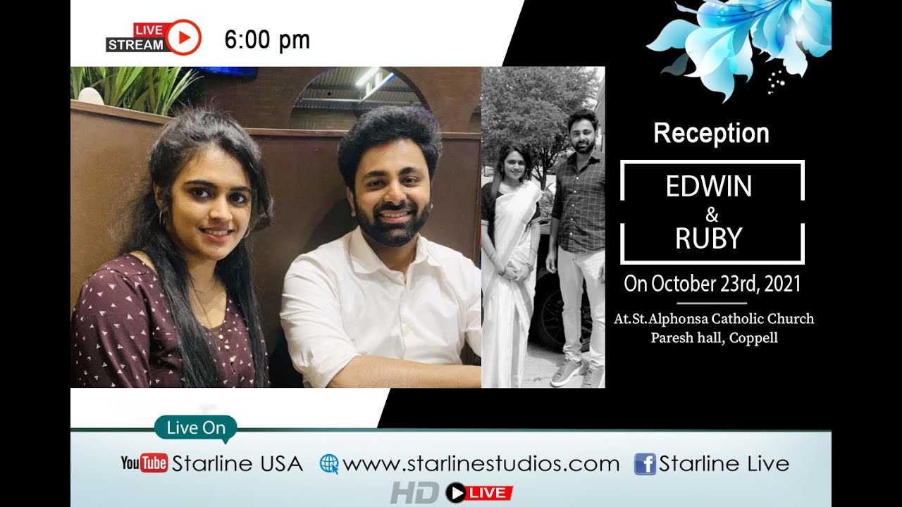 Edwin & Ruby Wedding Reception. - YouTube