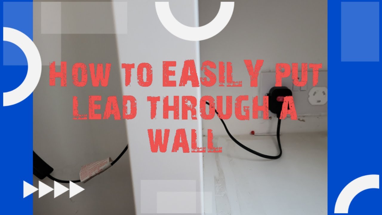 Check out this genius electrical plug through wall idea! How to wire a ...