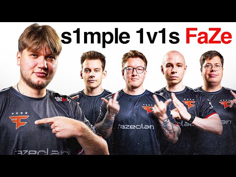 S1mple 1v1s EVERYONE in FaZe!