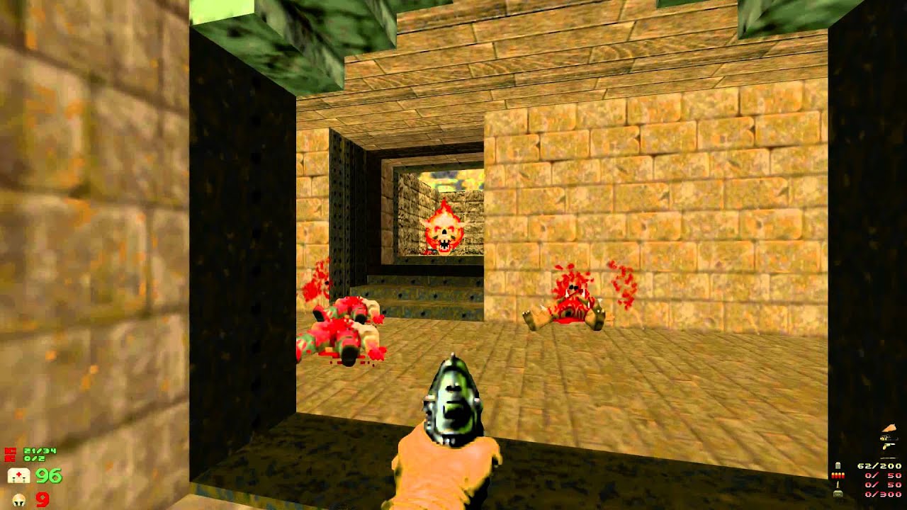 Doom 2 Requiem - requiem.wad - MAP20 The Forsaken Hall - Ultra Violence ...