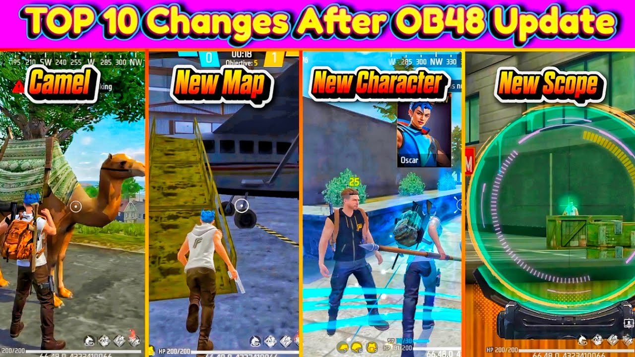 OB48 Update Free Fire TOP 10 BIG Changes - YouTube