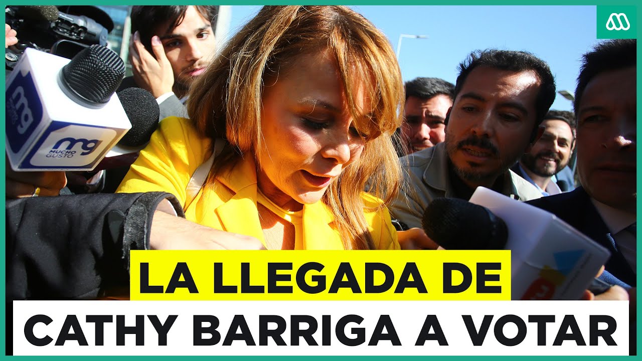Cathy Barriga tras ir a sufragar: Regaló galletas en su local y casi se ...