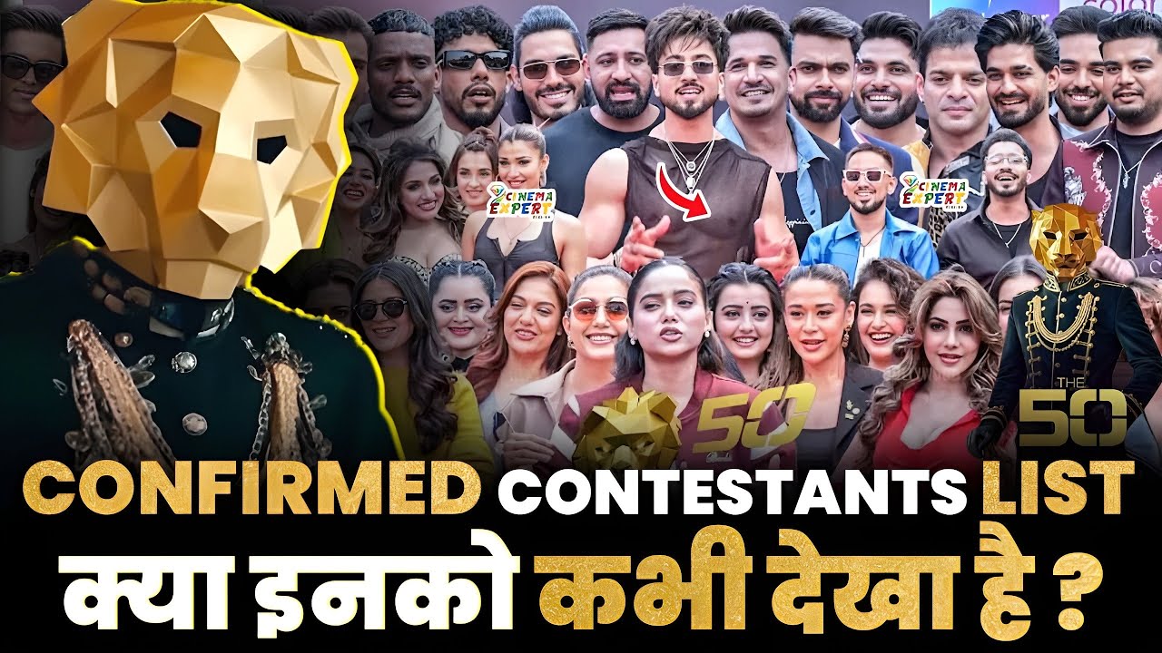 The 50 Full Contestants List Out! | Colors TV | 50 shows on jiohotstar ...