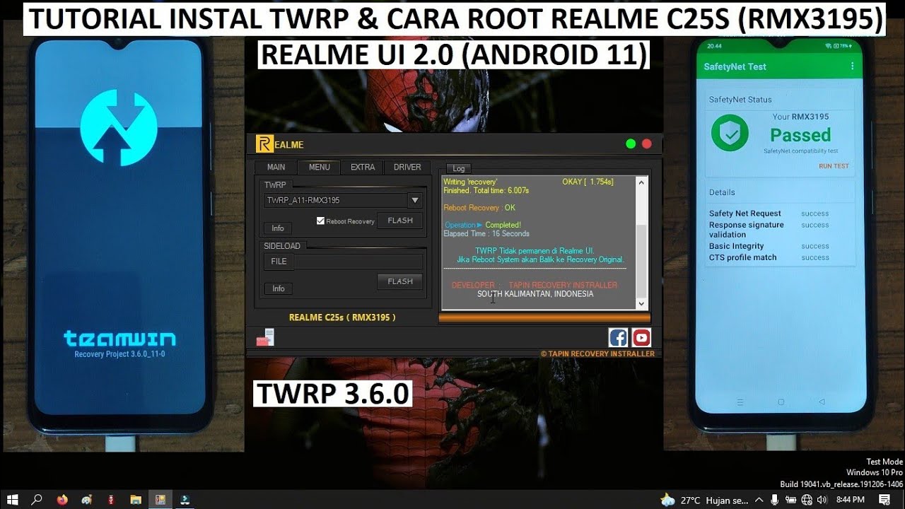 TUTORIAL INSTALL TWRP & ROOT | REALME C25s | RMX3195 | RUI 2.0 | A.19 ...