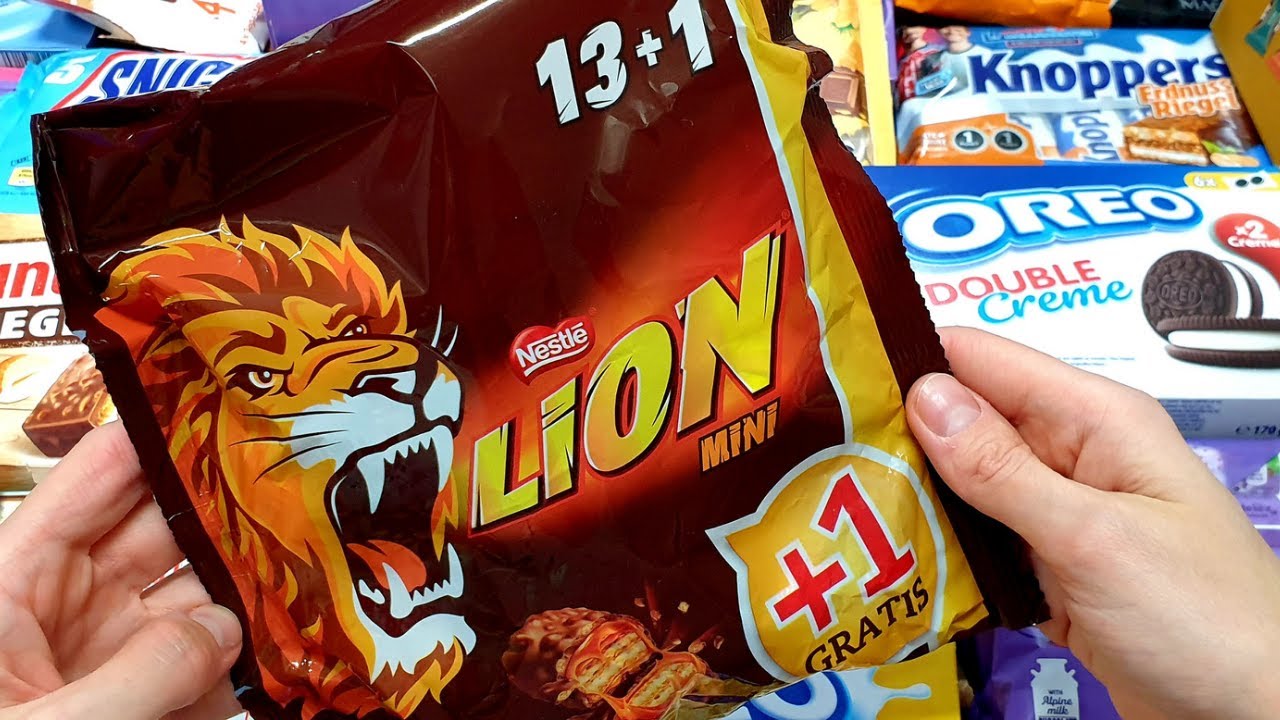 Mini Lion 13+1 Gratis Unwrapping - YouTube