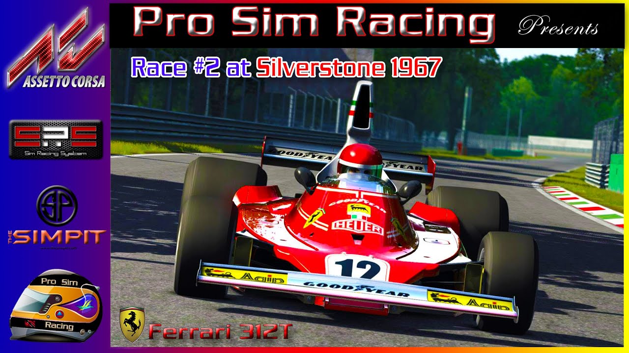 Ferrari 312T at Silverstone 1967 on Sim Racing System - YouTube