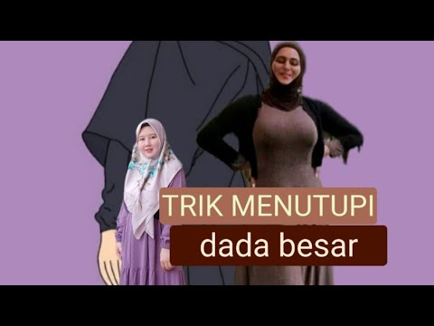 TRIK!!! untuk menutupi dada besar#outfitideas #outfit #fhasion #krudung