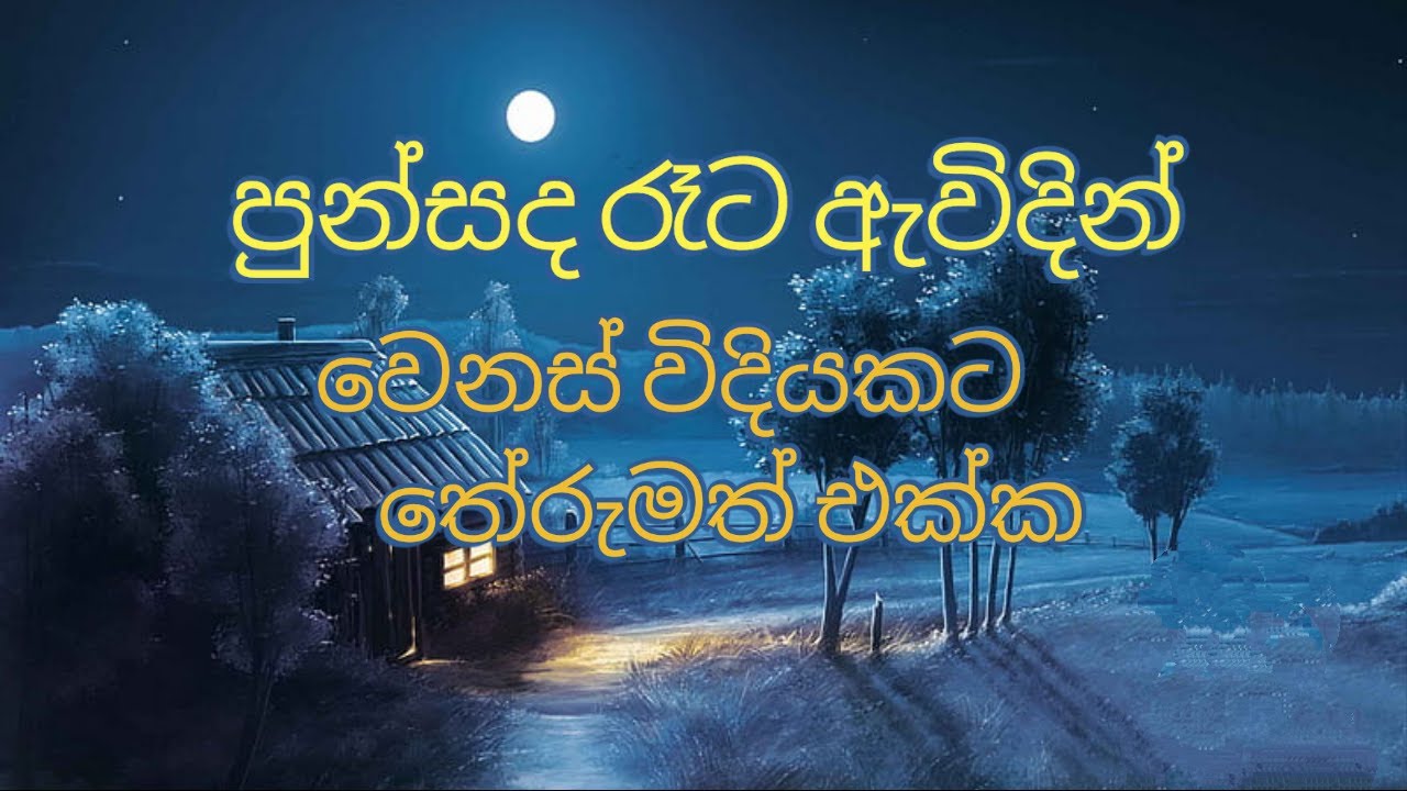 පුන්සද රෑට ඇවිදින් හේනේ/ punsada rata awidin hene - YouTube