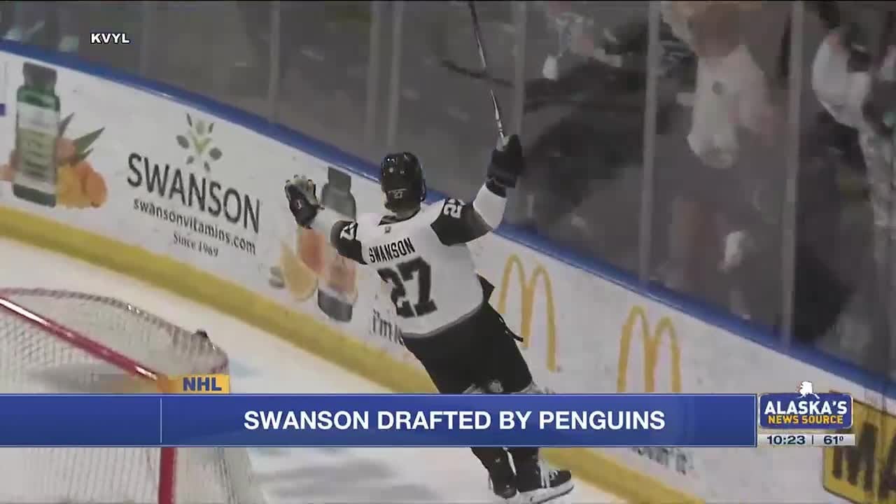 Alaska’s Mac Swanson taken in 7th round of NHL Draft by Pittsburgh ...