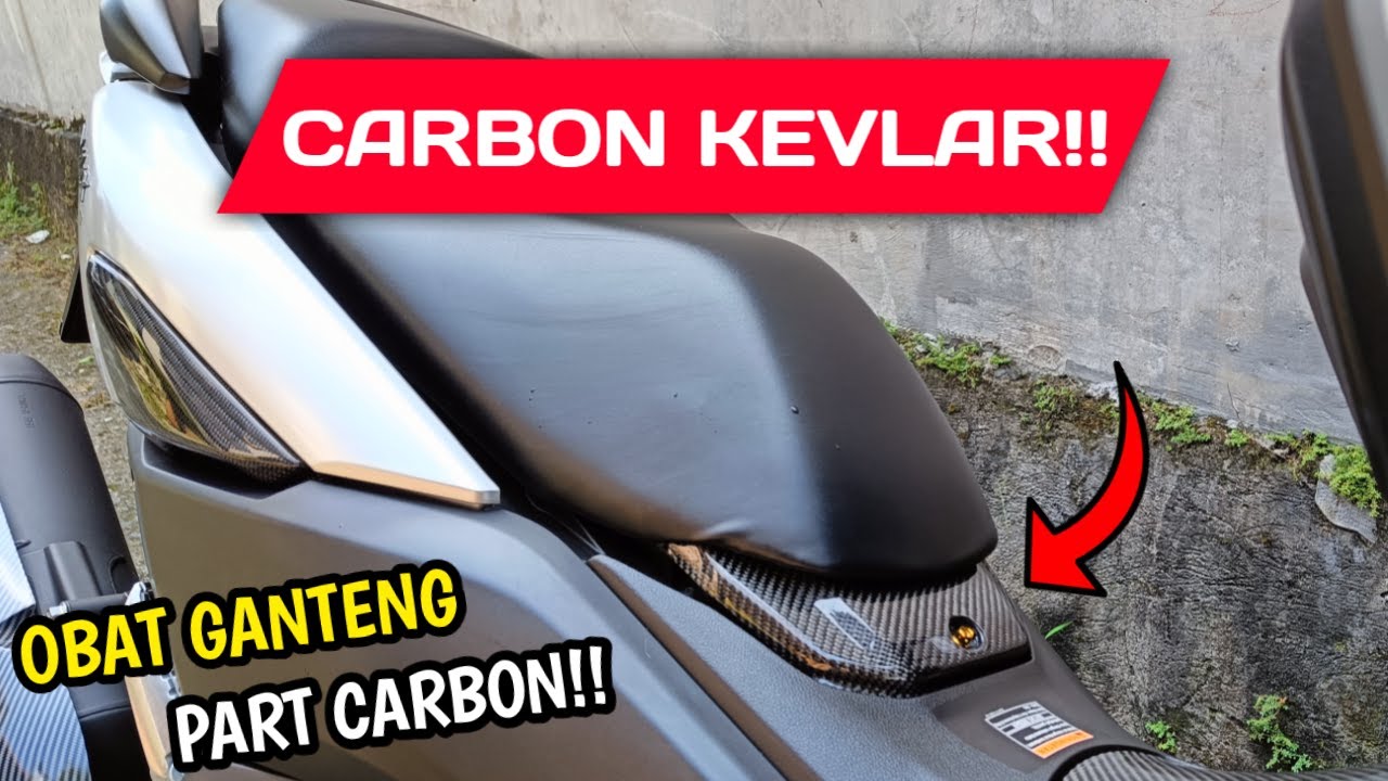 PASANG PART CARBON KEVLAR LAGI || COVER BODY BAWAH JOK CARBON NMAX NEW ...