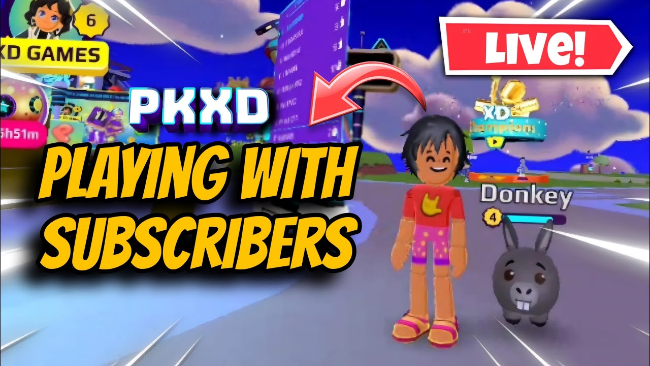 Playing Pk Xd With Subscribers || pk Xd Live Gameplay - YouTube
