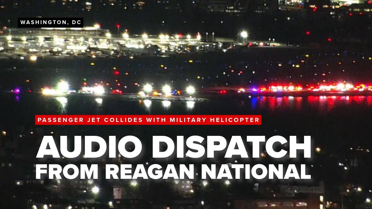Dispatch recordings from the moment of the DC plane crash - YouTube