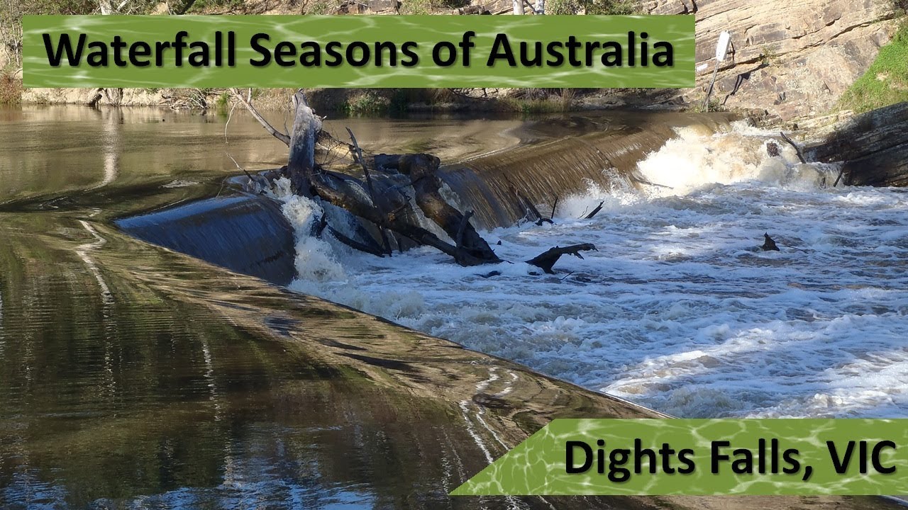 Dights Falls on the Yarra River in Melbourne, Victoria during Spring ...