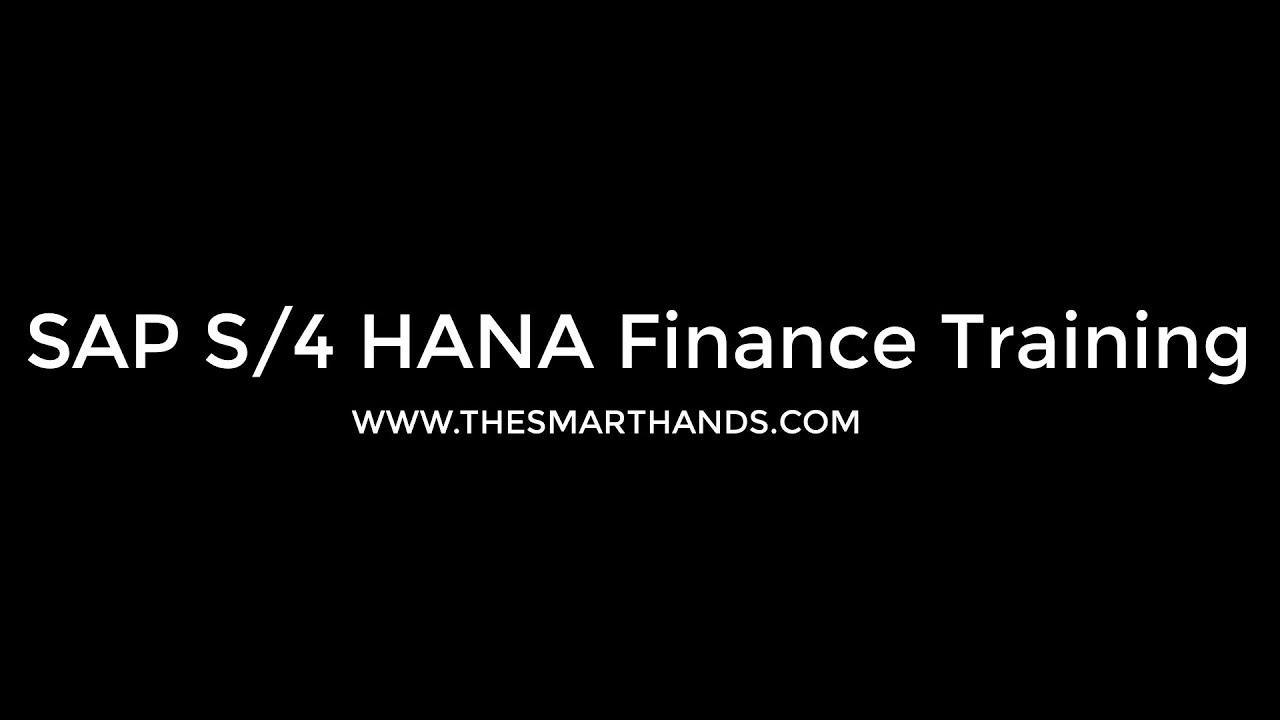 SAP S4 HANA FI Training - Overview of HANA (Video 1) | SAP S4HANA ...