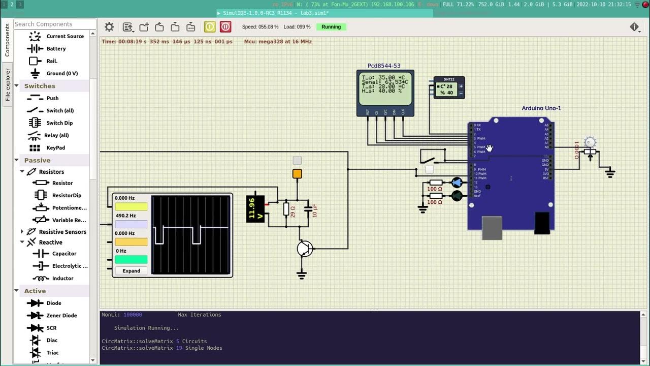 Simulacion de Incubadora de huevos utilizando arduino UNO y SIMULIDE ...