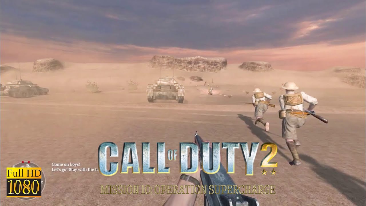Call of Duty 2 — Mission 10: Operation Supercharge | Gameplay ...