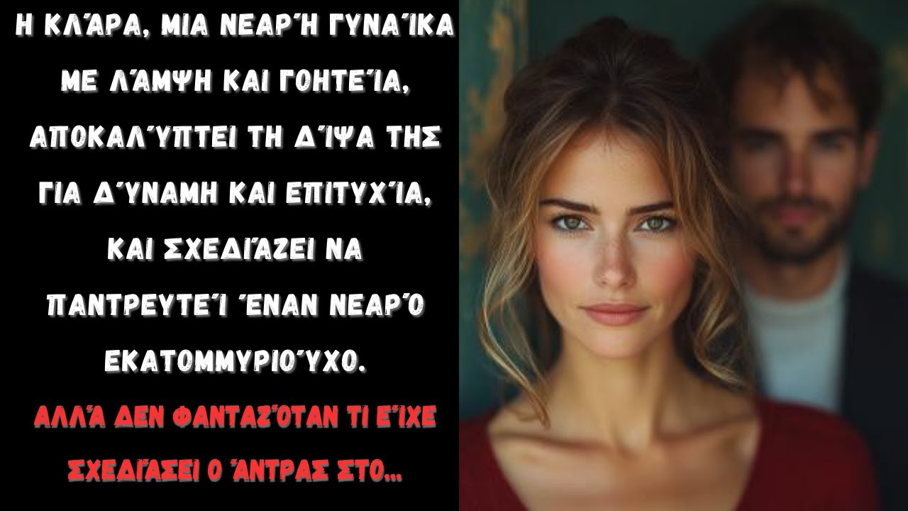 ΜΙΑ ΦΤΩΧΗ ΓΥΝΑΙΚΑ ΣΚΕΦΤΕΤΑΙ ΝΑ ΠΑΝΤΡΕΥΤΕΙ ΕΝΑΝ ΠΛΟΥΣΙΟ ΑΝΤΡΑ, ΑΛΛΑ ΔΕΝ ...
