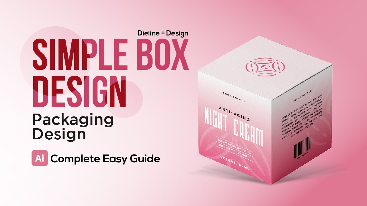 How to Design a Box Packaging in Adobe Illustrator | Packaging Dieline ...