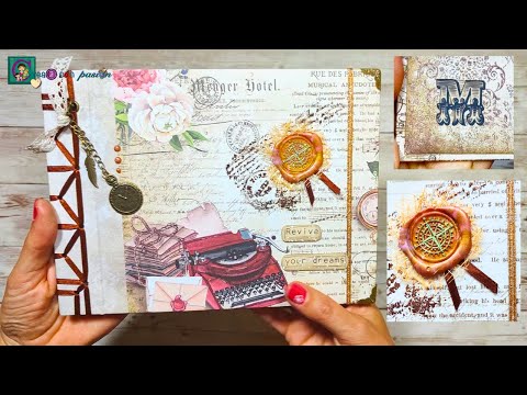 Dekorieren Sie ein selbstgemachtes Notizbuch: Transfer, Prägung, Prägung, Folie, Aufkleber und mehr