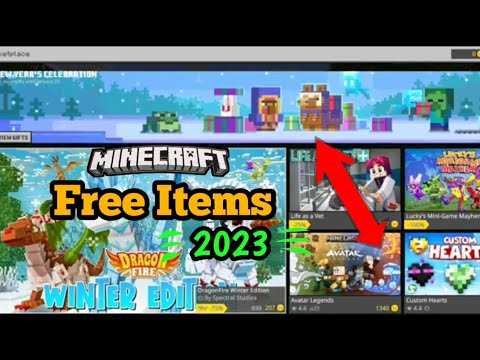 FREE ITEMS IN MINECRAFT POCKET EDITION ( MCPE ) 2023 !! - YouTube