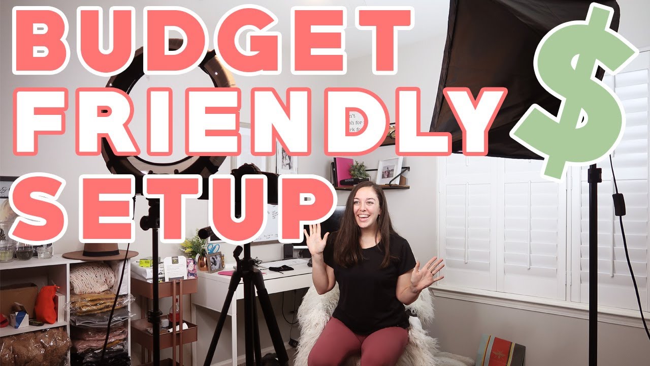 MY BUDGET FRIENDLY YOUTUBE SETUP, Best Cheap YouTube Setup, My YouTube ...
