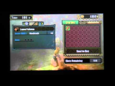 【MH3U】Table 6 │ Charm sniping - Handicraft4 OOO Obtained - YouTube