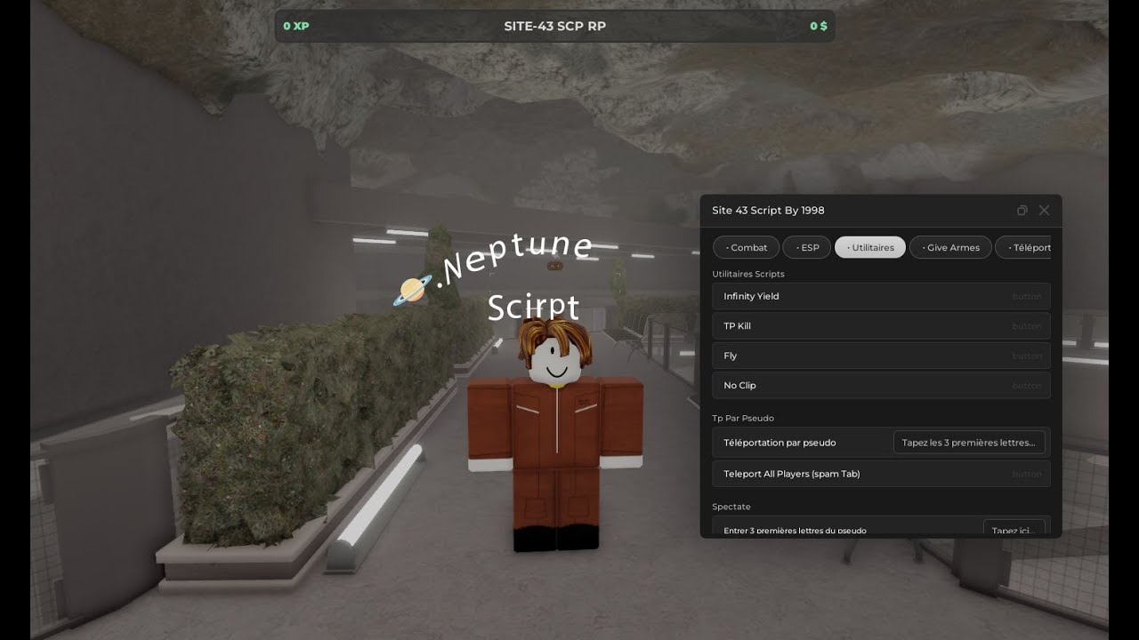 Site 43 (Silent Aim) Script Neptune All executer (Give arme) Roblox - YouTube