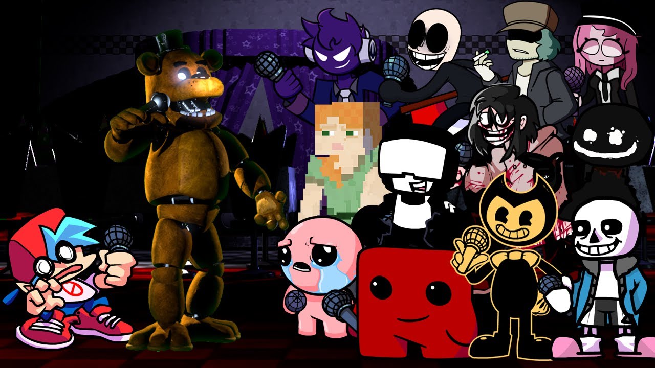 Slaughter But Different Characters Sing It 🎤 (FNF Everyone Is Behind ...