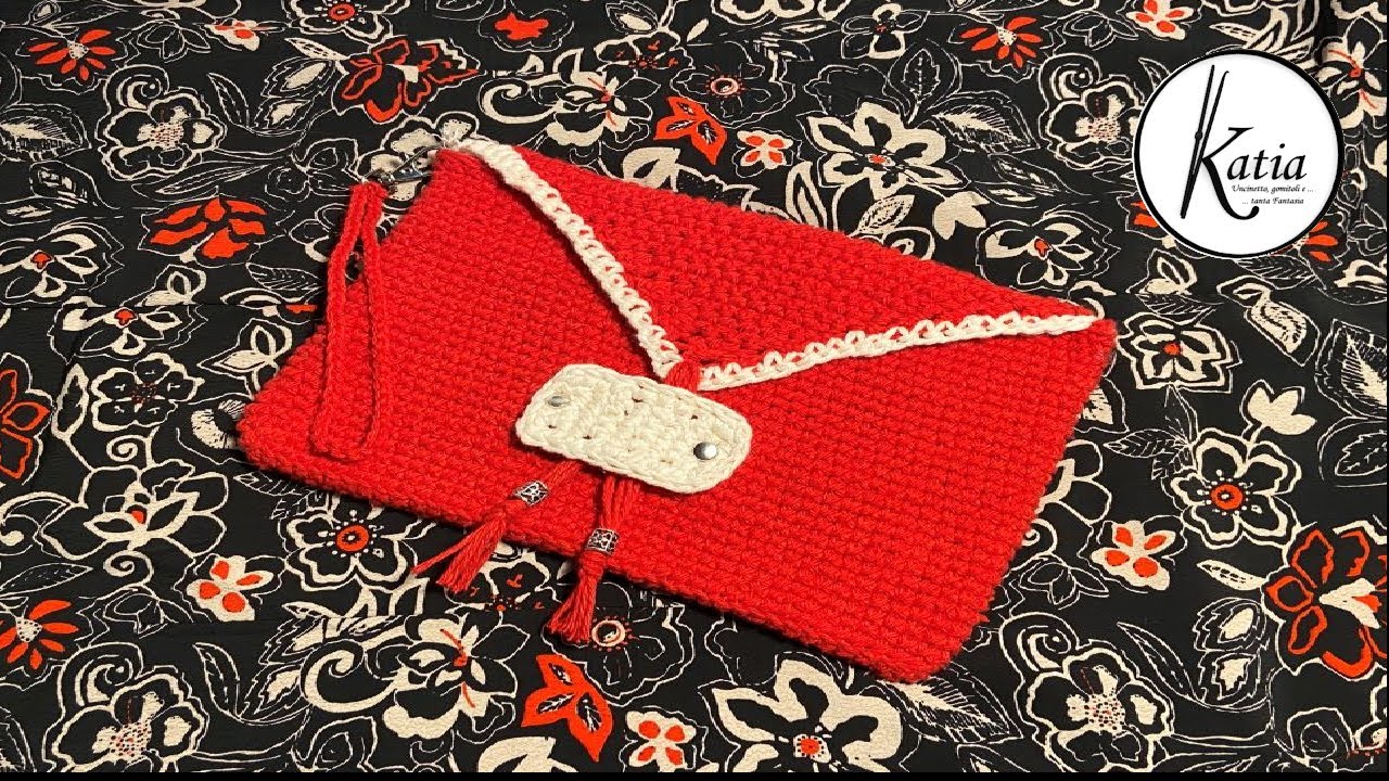 Tutorial uncinetto pochette a bustina - YouTube