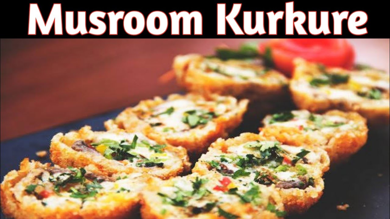 Mushroom Kukure || Mushroom Tea -Time Sanks || Mushroom Kurkure Recipe ...