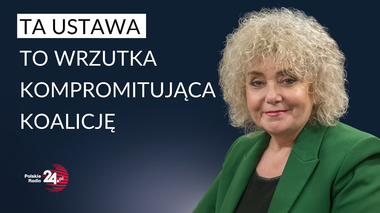 Maria Koc: "Ustawa jeszcze nie weszła w życie, a już przyniosła wiele ...