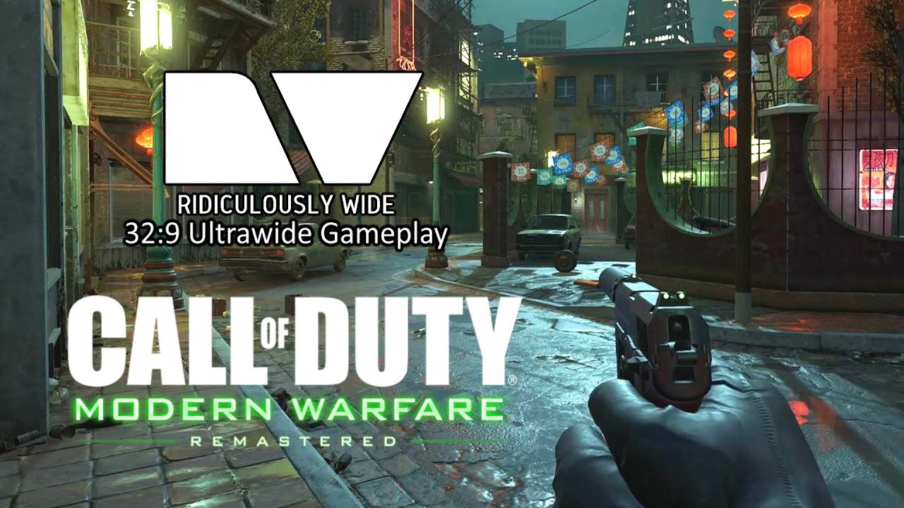 Call of Duty: Modern Warfare Remastered || 32:9 Gameplay - YouTube