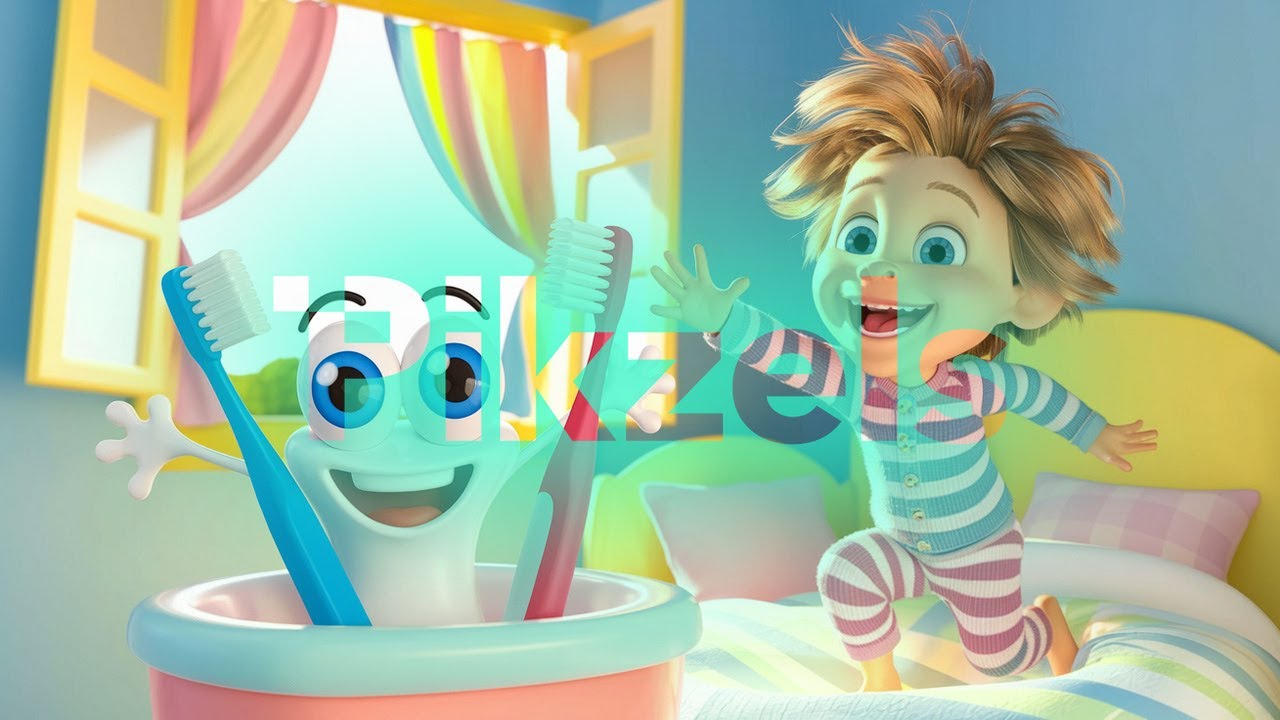 "Brush Brush Brush! 🎶 Fun Kids Toothbrushing Song | 2-Minute Brush ...
