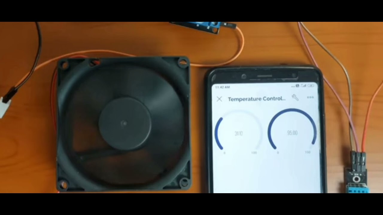 Iot Temperature Controlled Fan - YouTube
